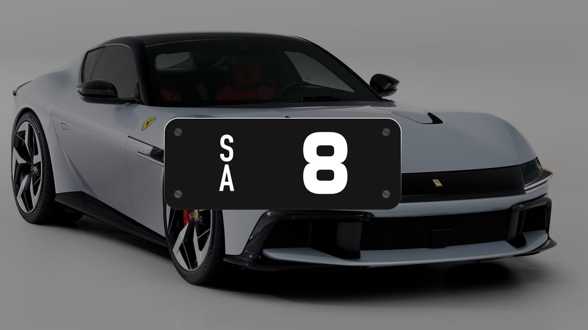 South Australian No. 8 Number Plate Expected to Fetch Record Price at ...